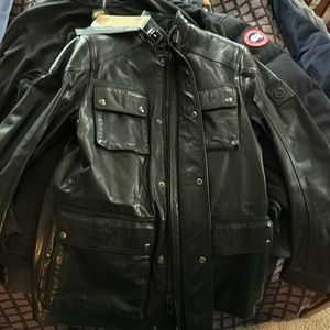 Belstaff | Jackets & Coats | Mens Belstaff 25 Trialmaster Waxed Leather Jacket Black Made In ...